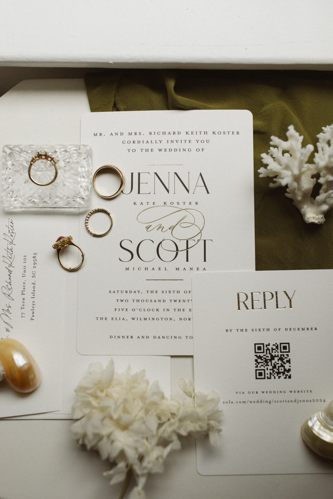 Jenna & Scott | Coastal Elegance: A Chic and Sophisticated Wedding at ...
