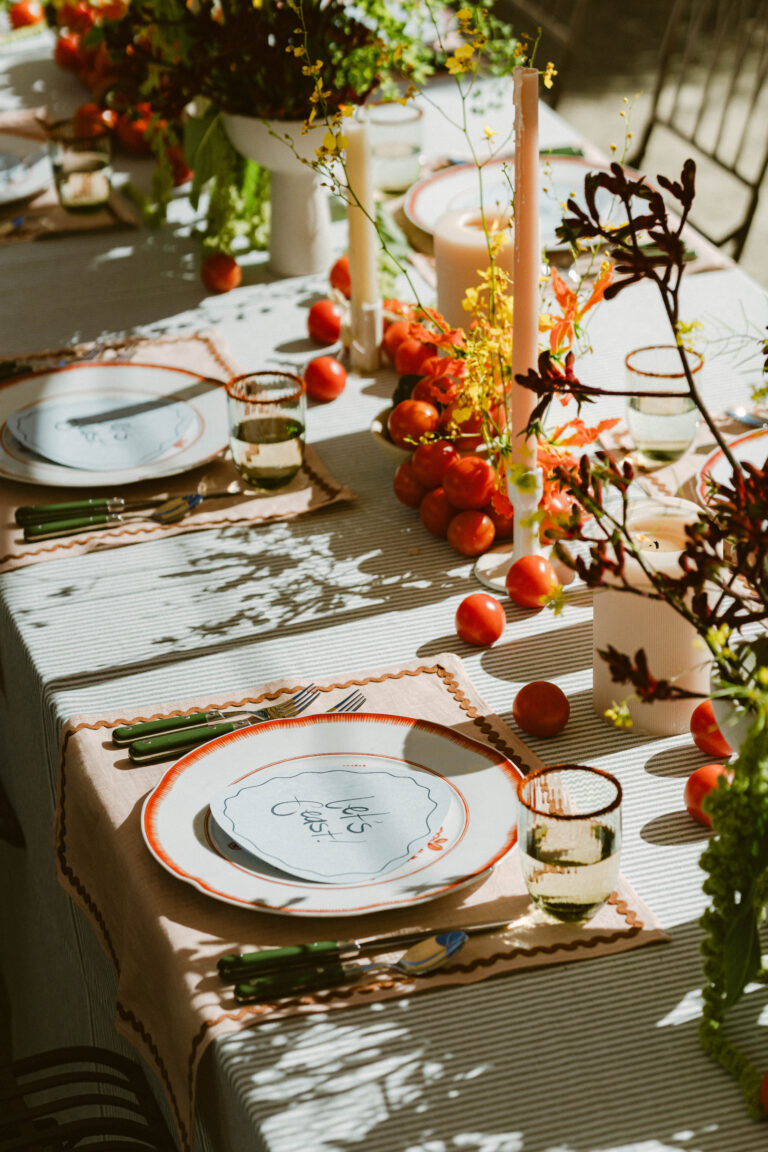 Tomato Tablescape | Spain | seededevents.com