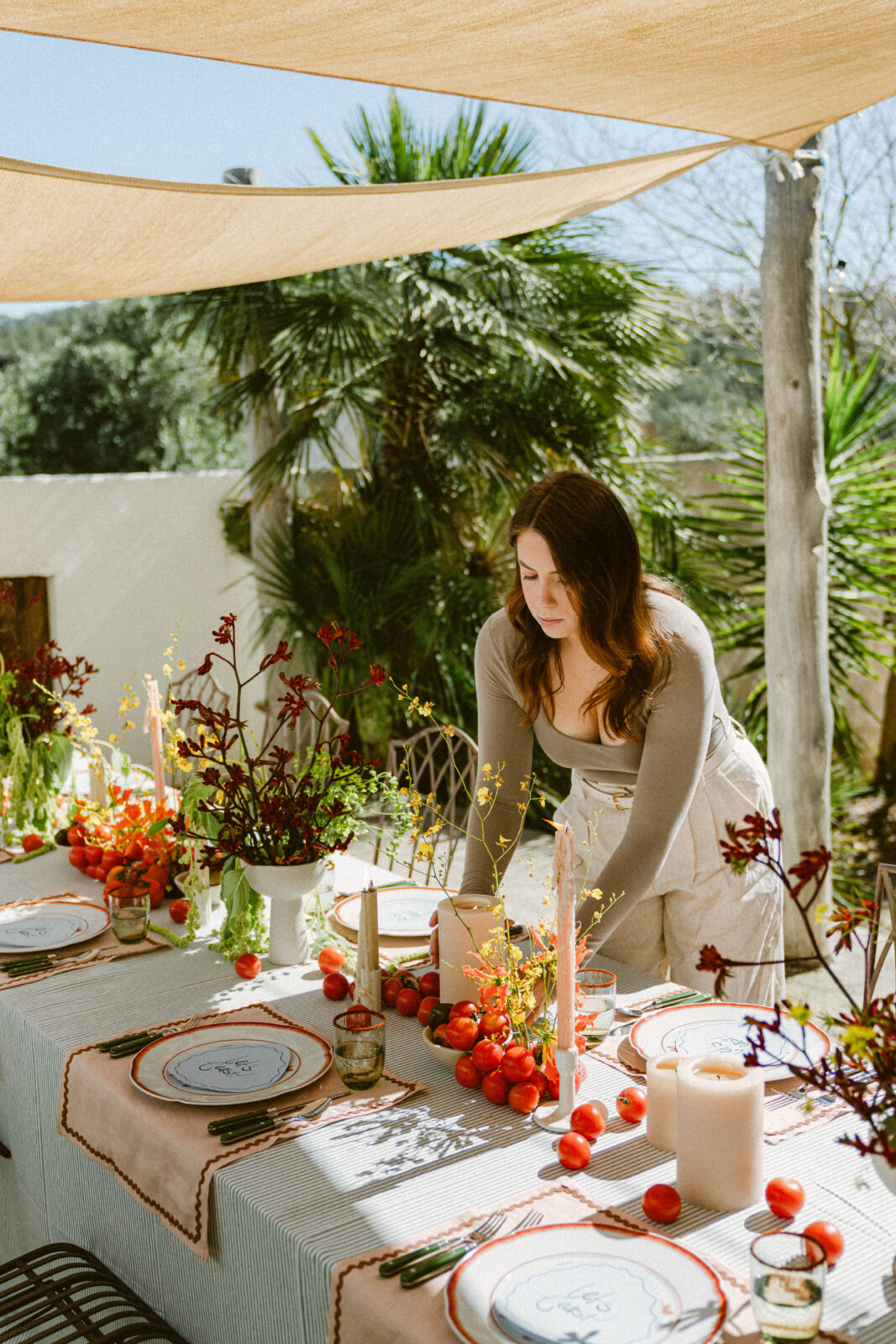 Tomato Tablescape | Spain | seededevents.com